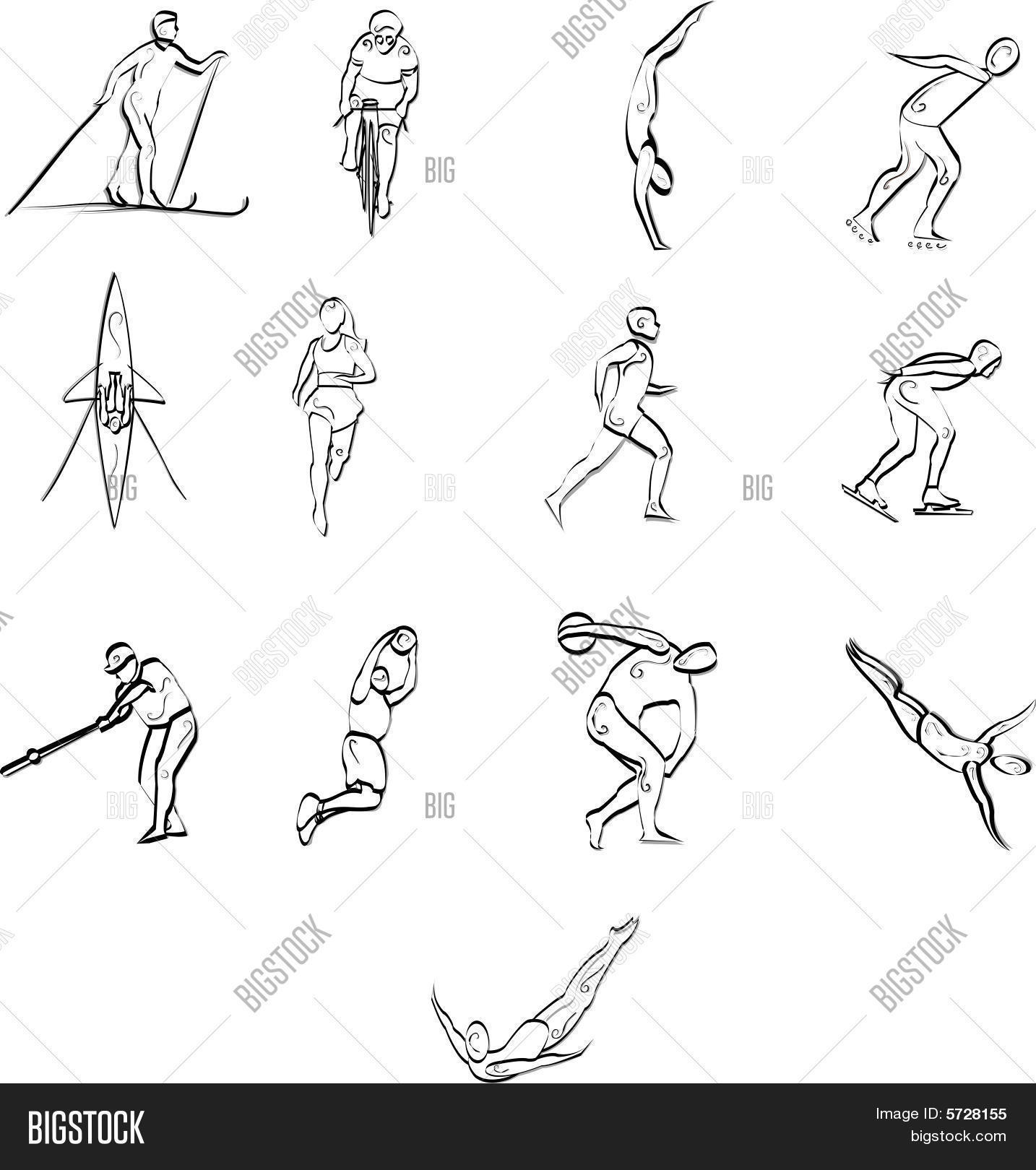 Collection Sport Vector & Photo (Free Trial) | Bigstock