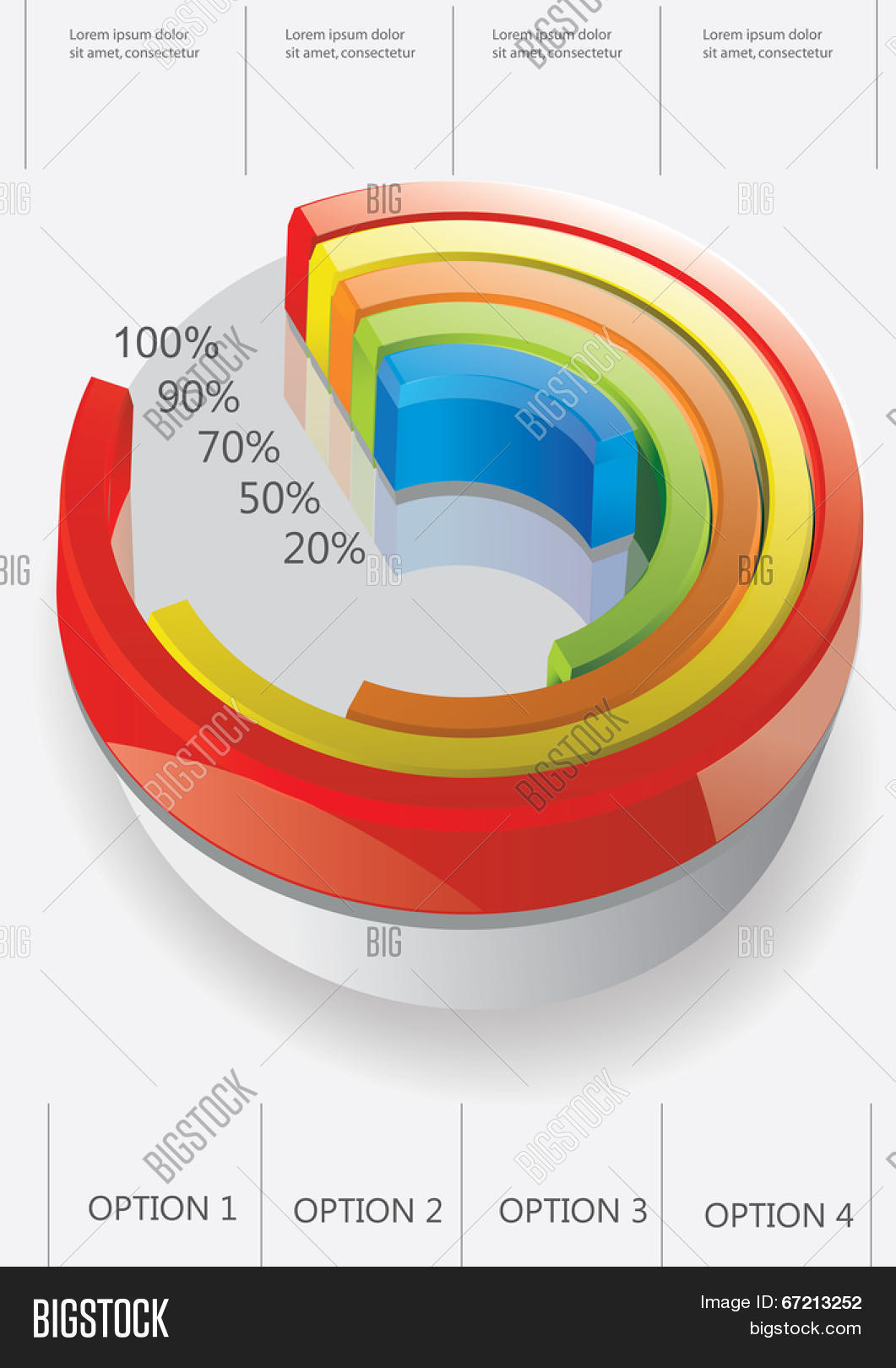 Vector Segmented Pie Vector & Photo (Free Trial) | Bigstock