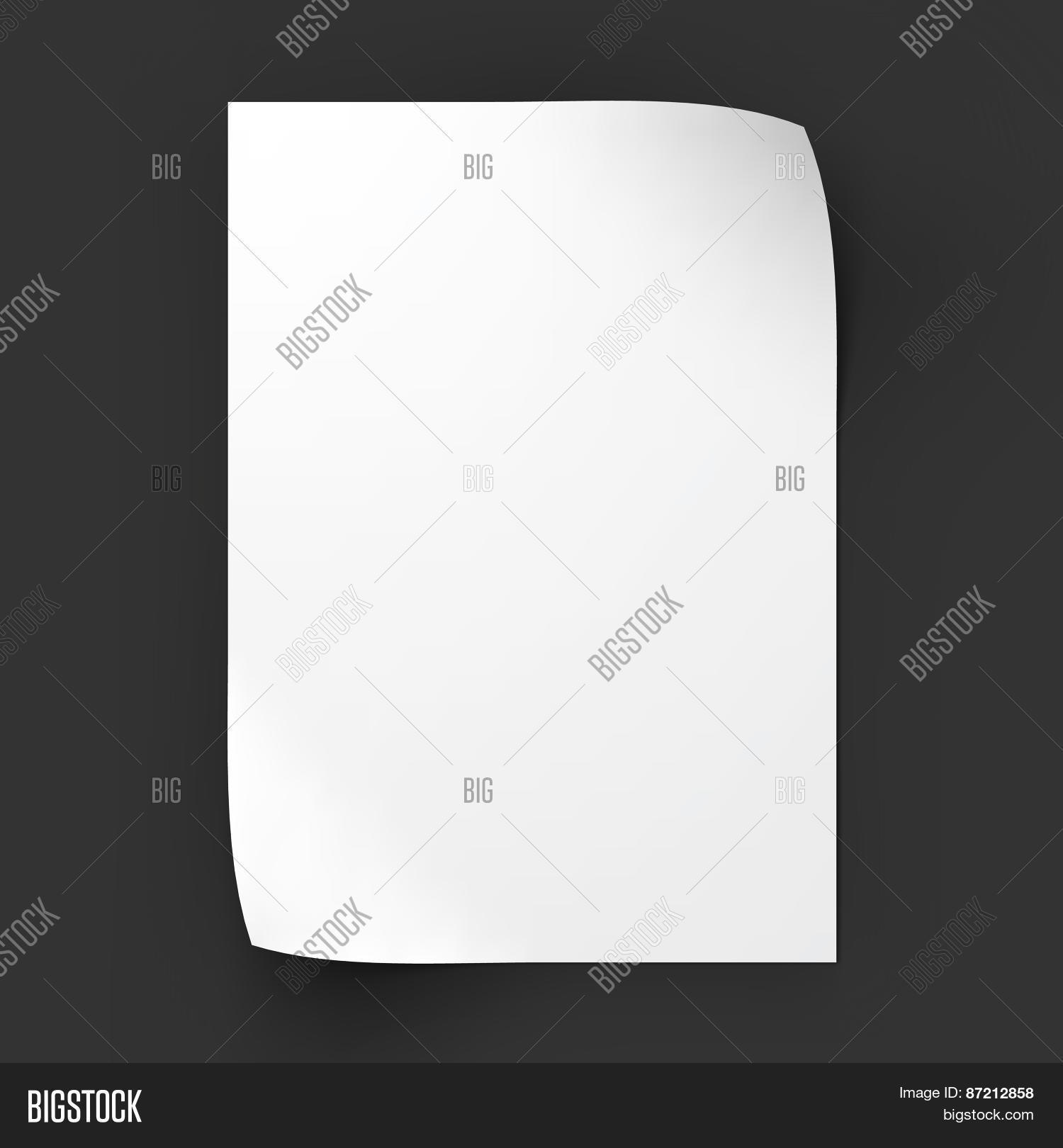 Page Curved Corners. Vector & Photo (Free Trial) | Bigstock
