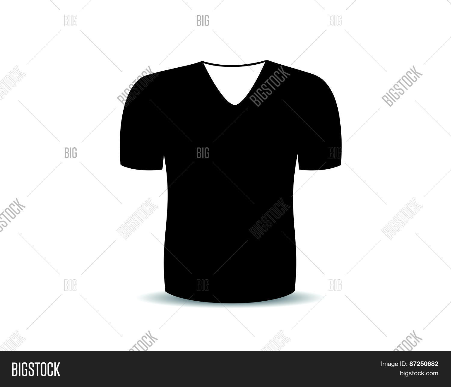 Blank T-shirt Vector & Photo (Free Trial) | Bigstock