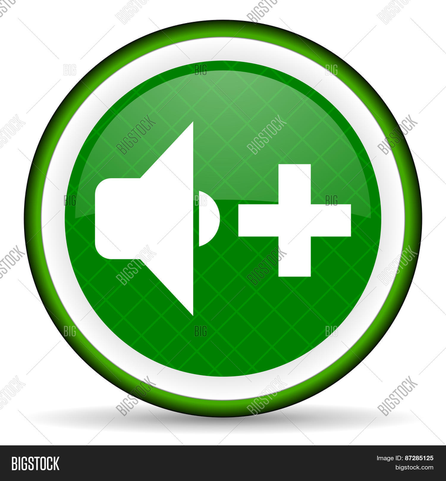 Speaker Volume Green Image & Photo (Free Trial) | Bigstock