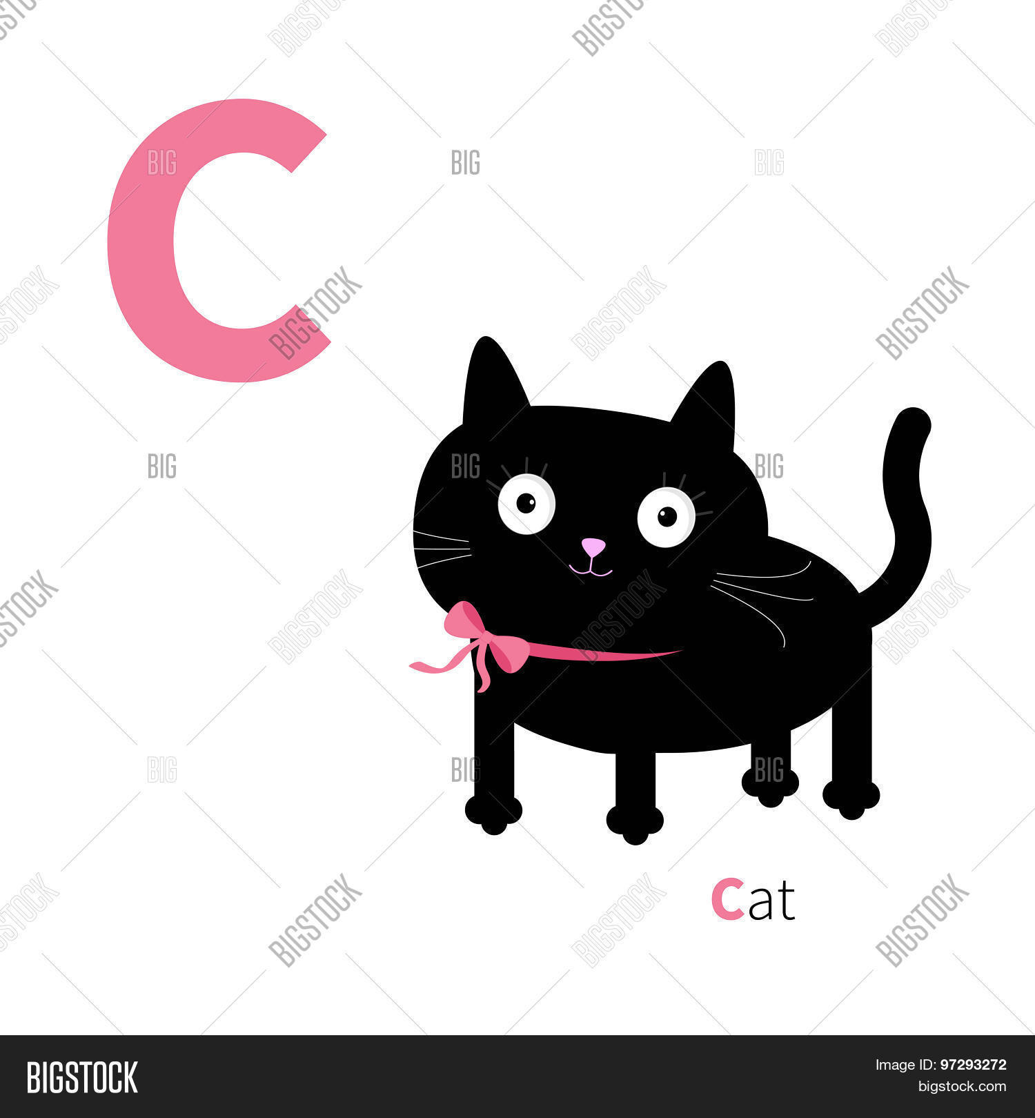 Letter C Cat Zoo Vector & Photo (Free Trial) | Bigstock