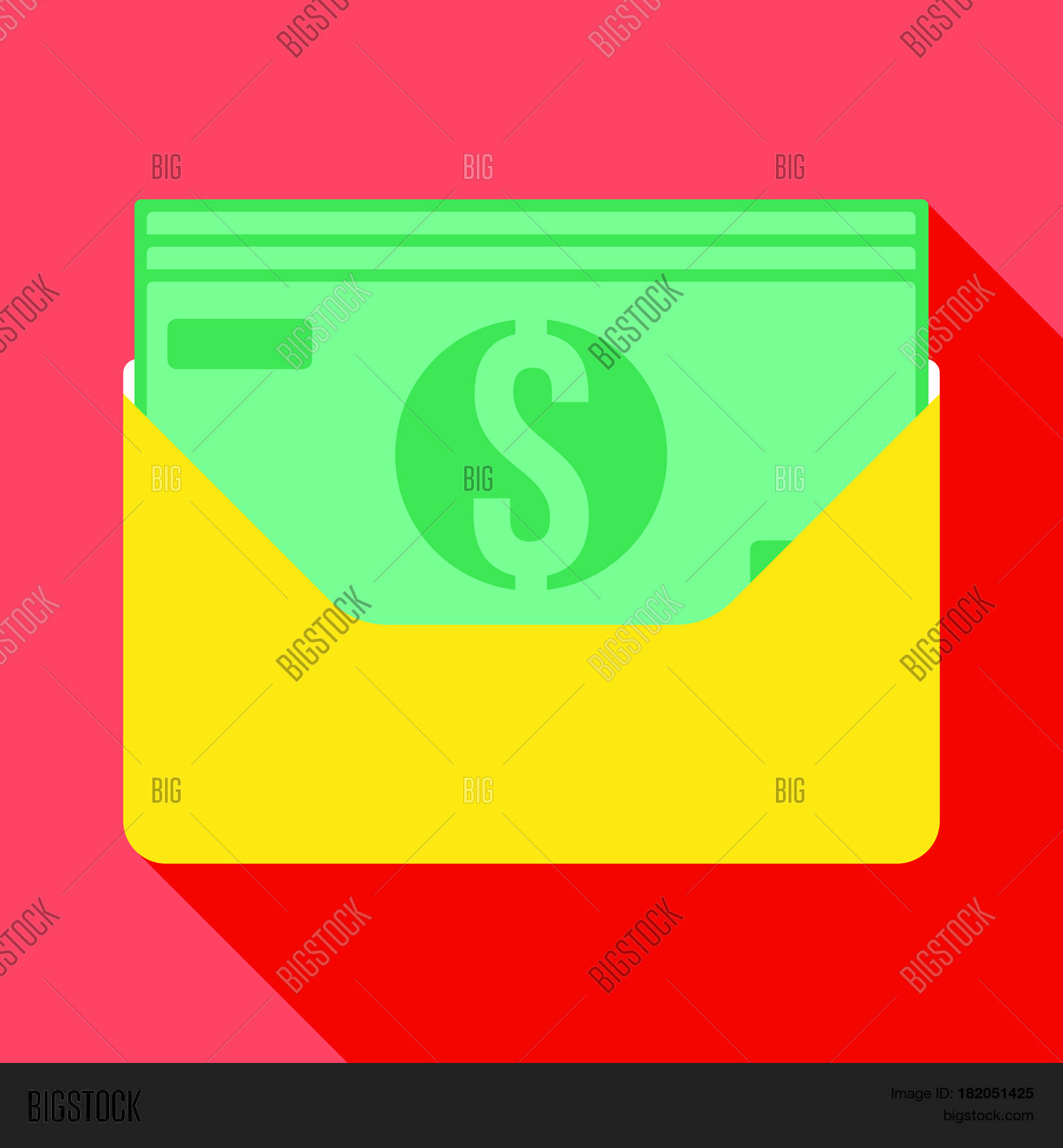 Money Envelope Icon. Vector & Photo (Free Trial) | Bigstock