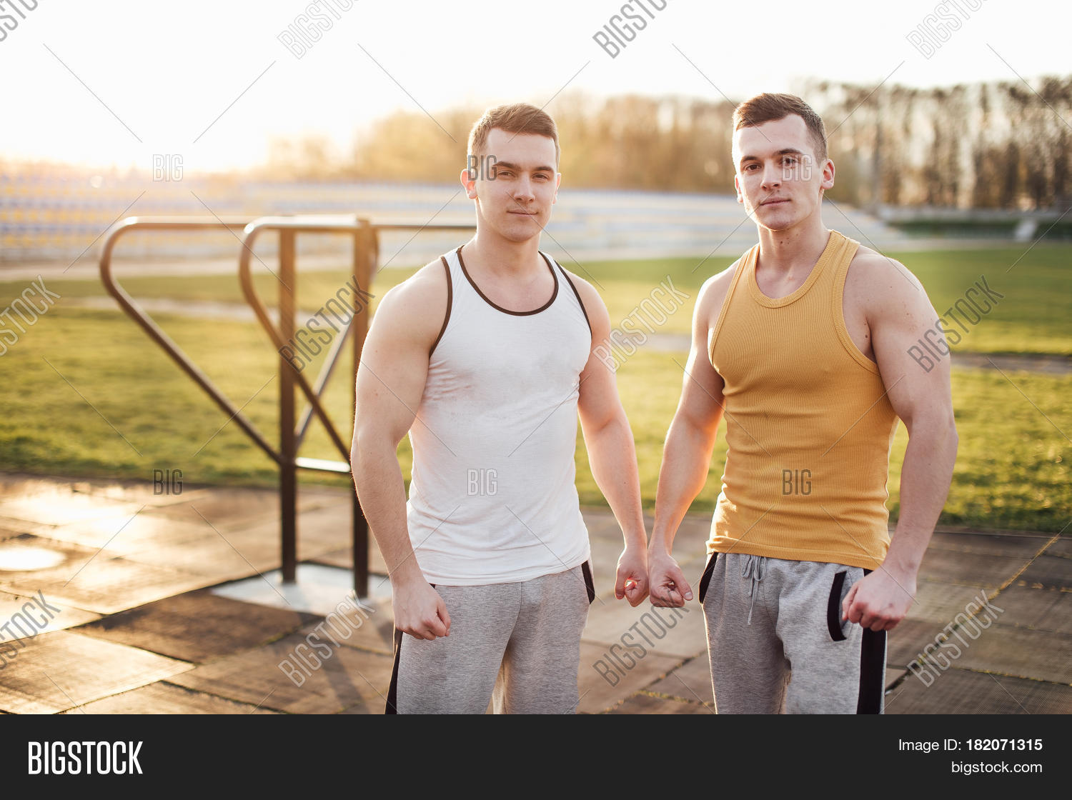 Two Man Stand Stadium Image & Photo (Free Trial) | Bigstock
