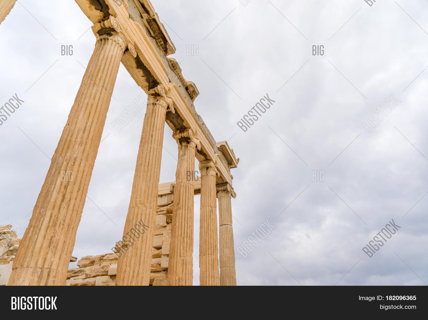 Columns Acropolis ( Image & Photo (Free Trial) | Bigstock
