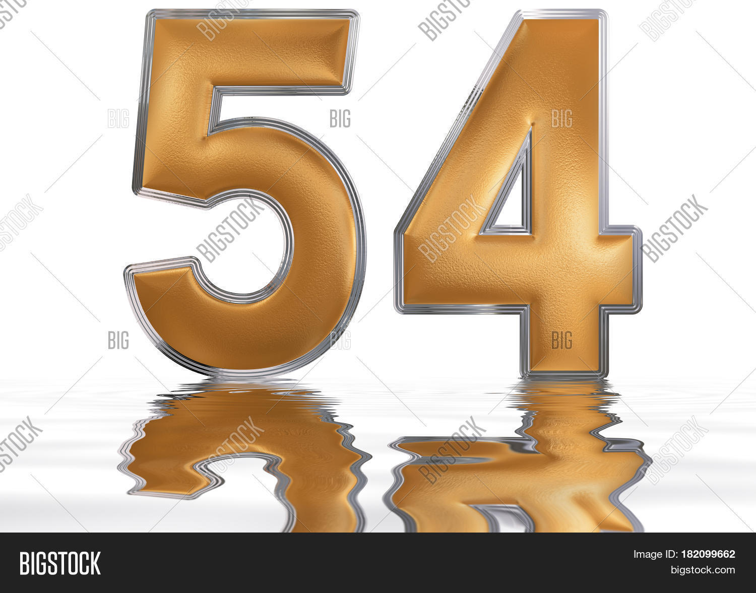 Numeral 54, Fifty Four Image & Photo (Free Trial) | Bigstock
