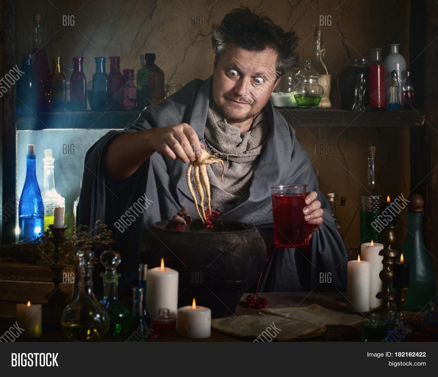 Crazy Wizard Brews Image & Photo (Free Trial) | Bigstock