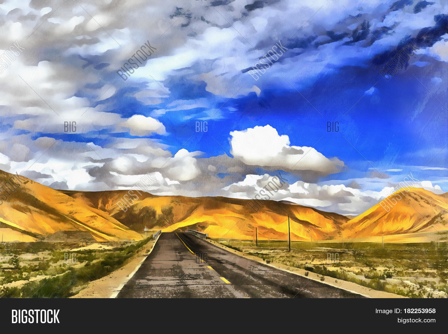 Colorful Painting Road Image & Photo (Free Trial) | Bigstock