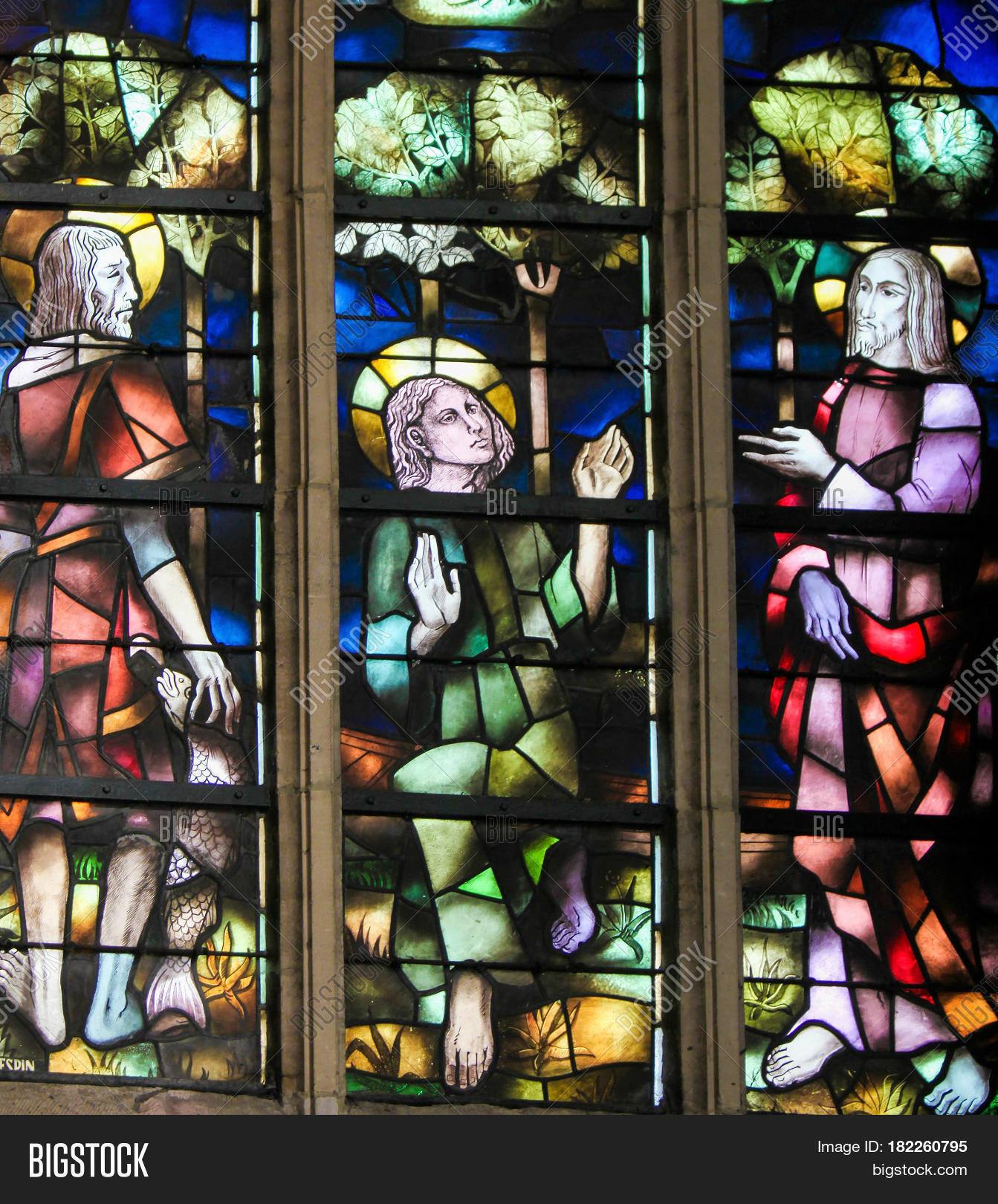 Stained Glass - Jesus Image & Photo (Free Trial) | Bigstock