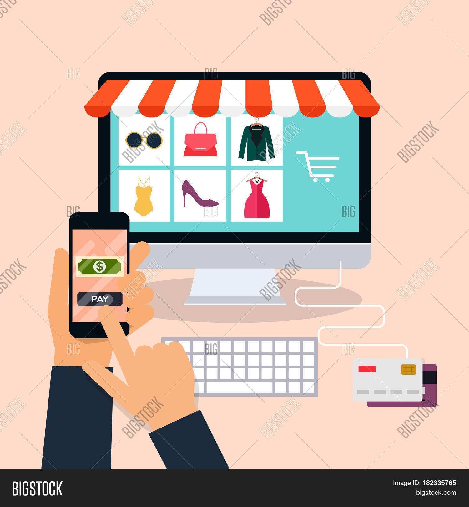 E-commerce, Vector & Photo (Free Trial) | Bigstock