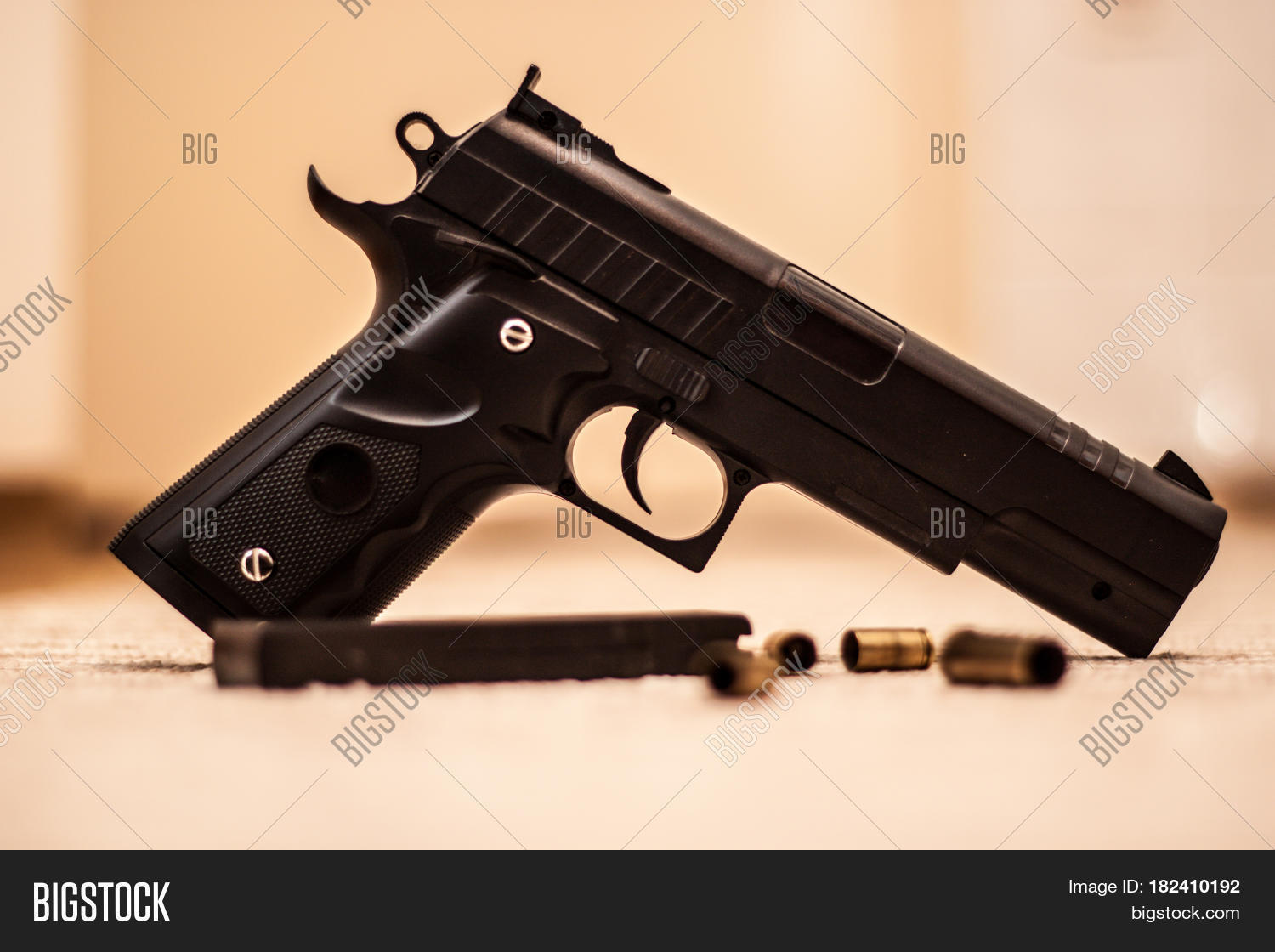 Gun On Floor, Crime, Image & Photo (Free Trial) | Bigstock
