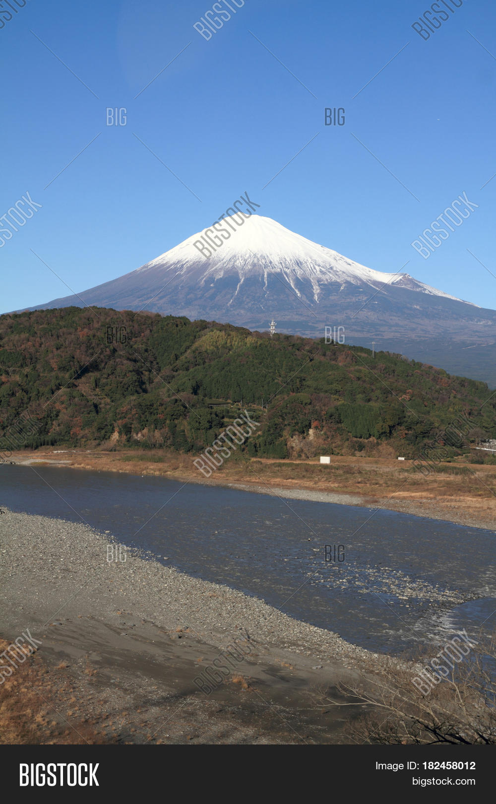 Fuji River Mt. Fuji Image & Photo (Free Trial) | Bigstock