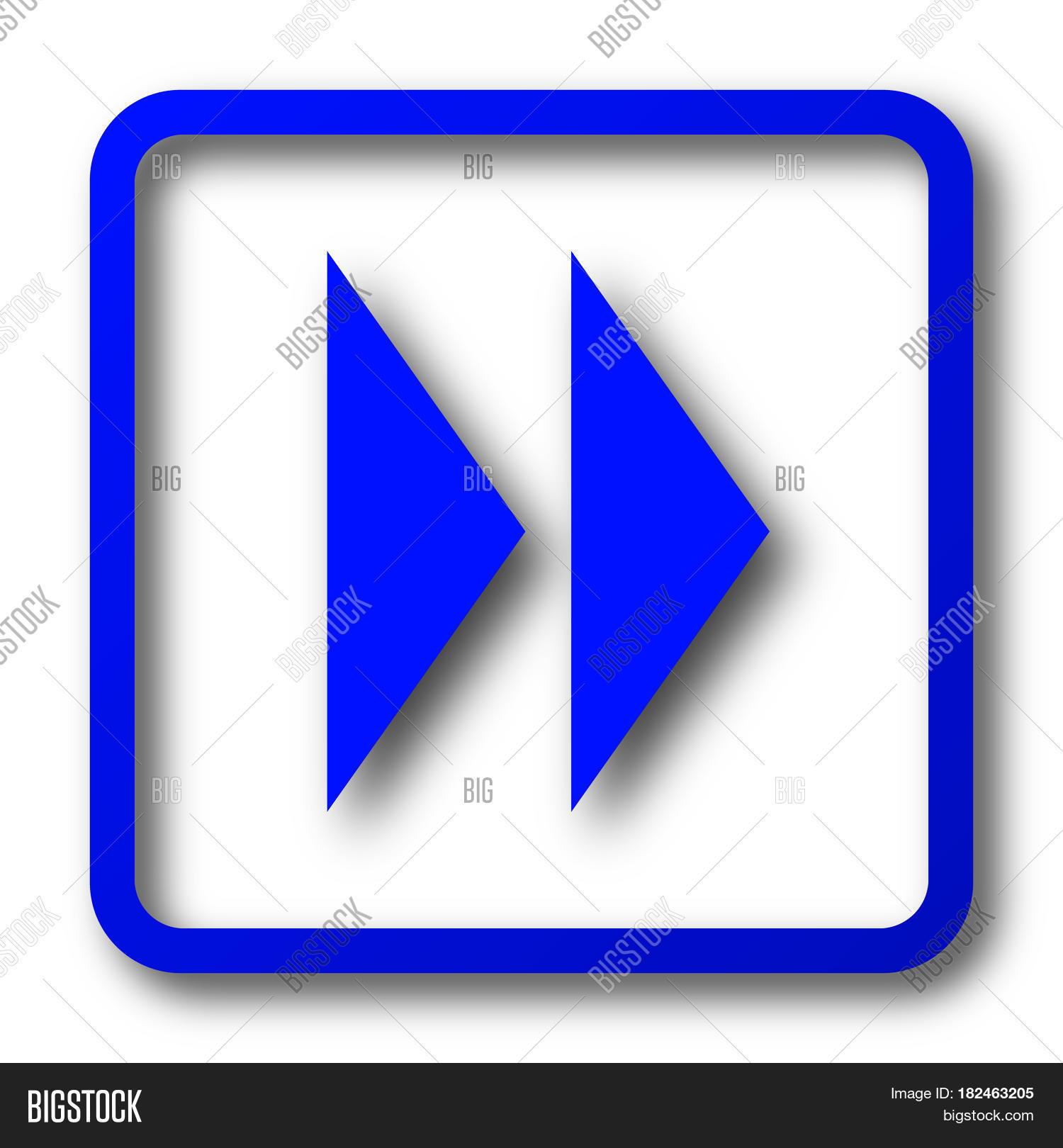 Fast Forward Sign Icon Image & Photo (Free Trial) | Bigstock