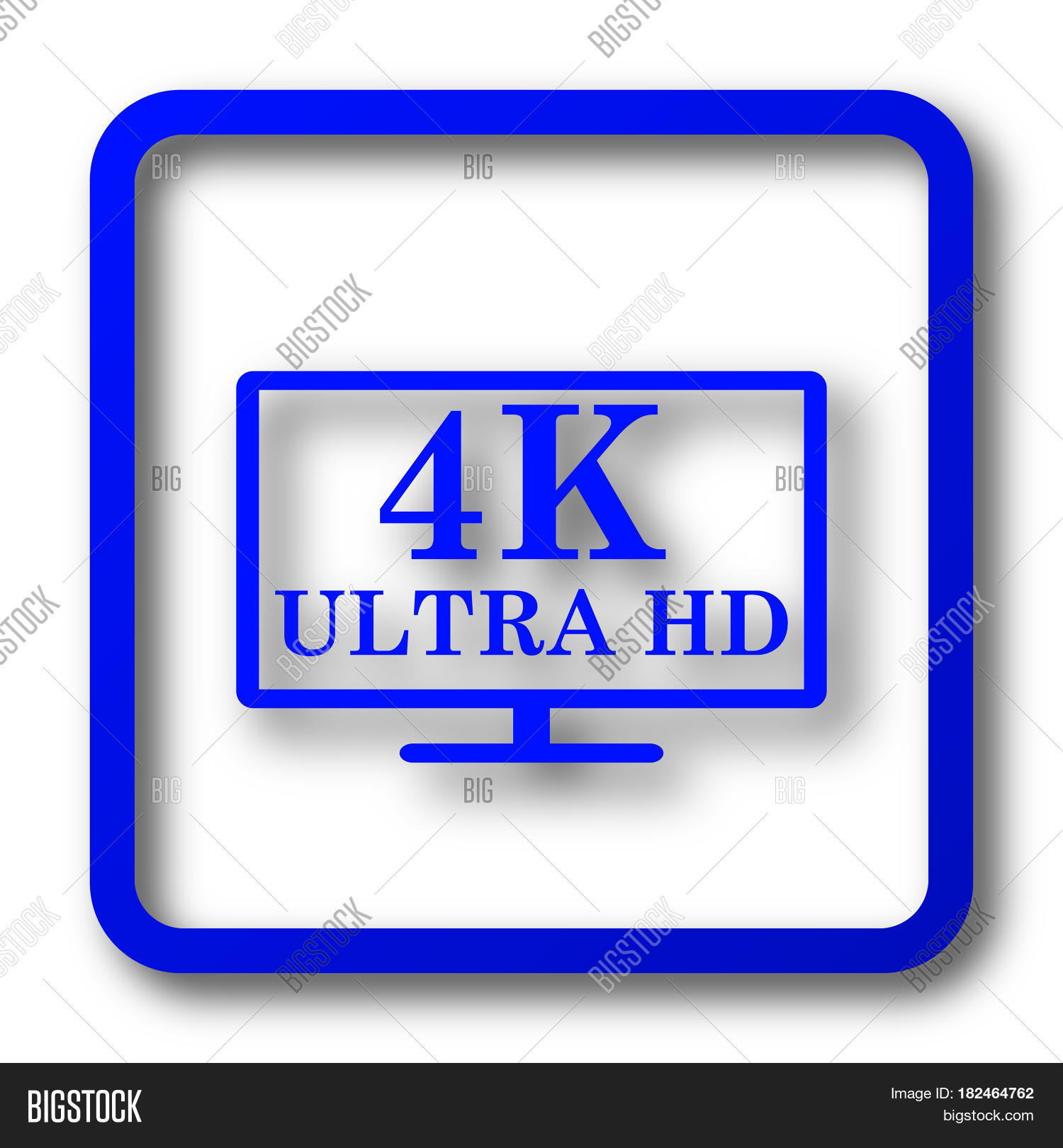 4K Ultra Hd Icon Image & Photo (Free Trial) | Bigstock