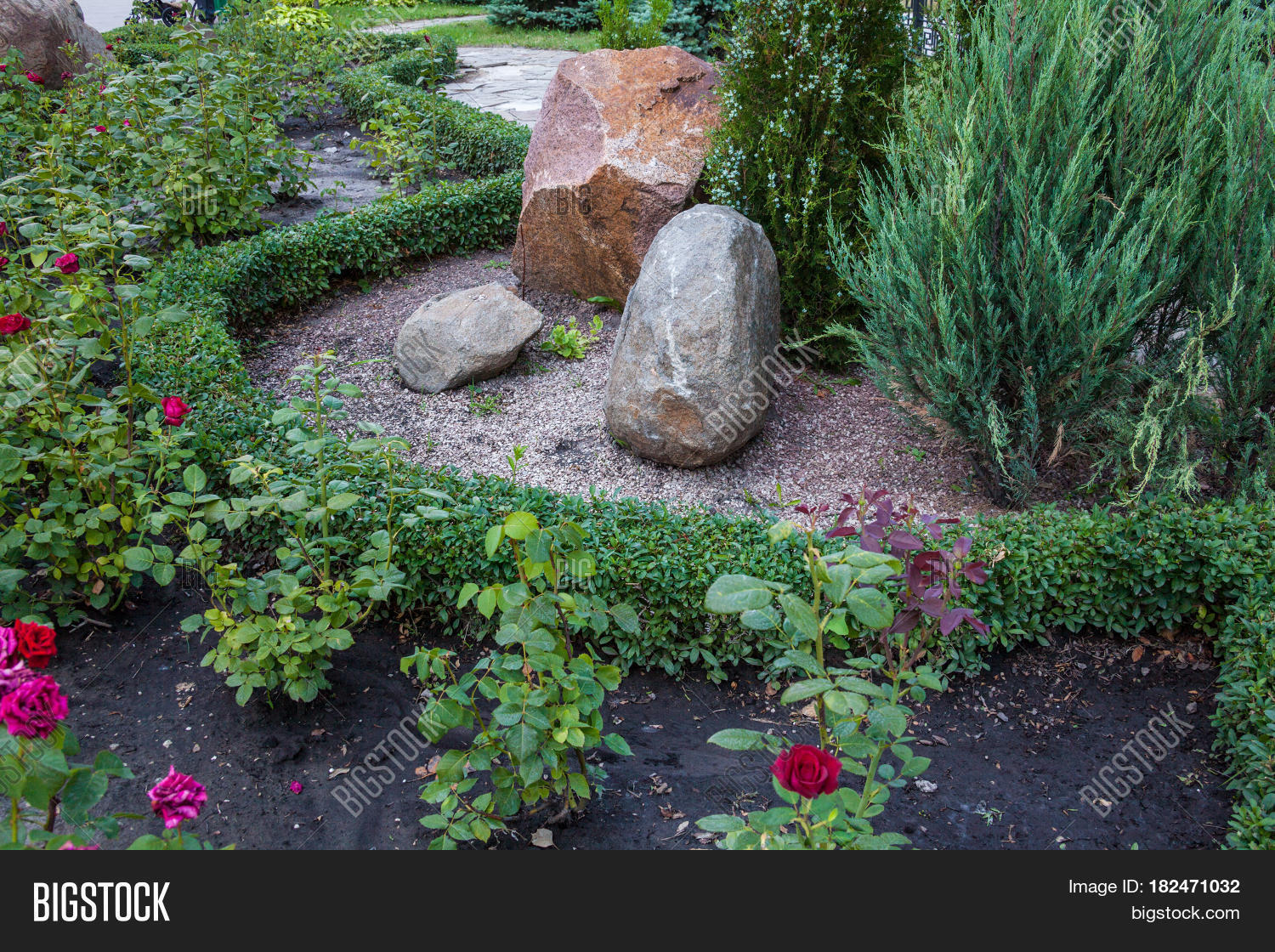 Rockery Big Stones Image & Photo (Free Trial) | Bigstock