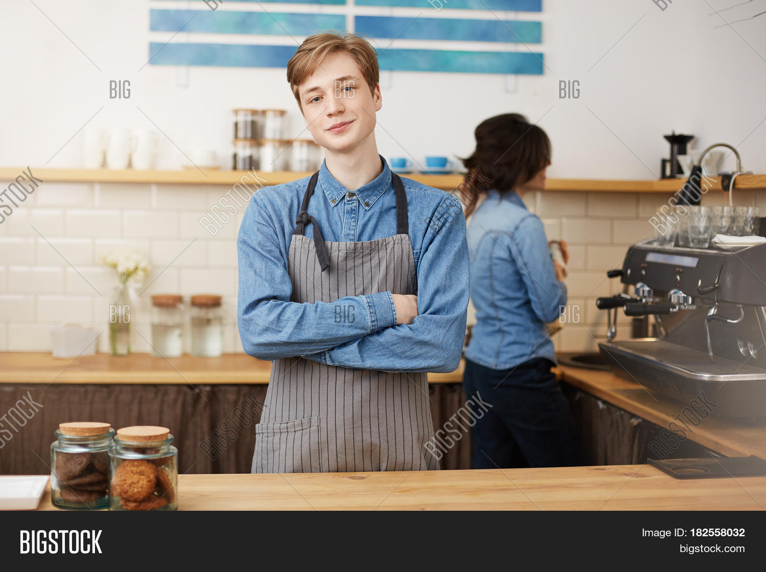Two Young Baristas Image & Photo (Free Trial) | Bigstock