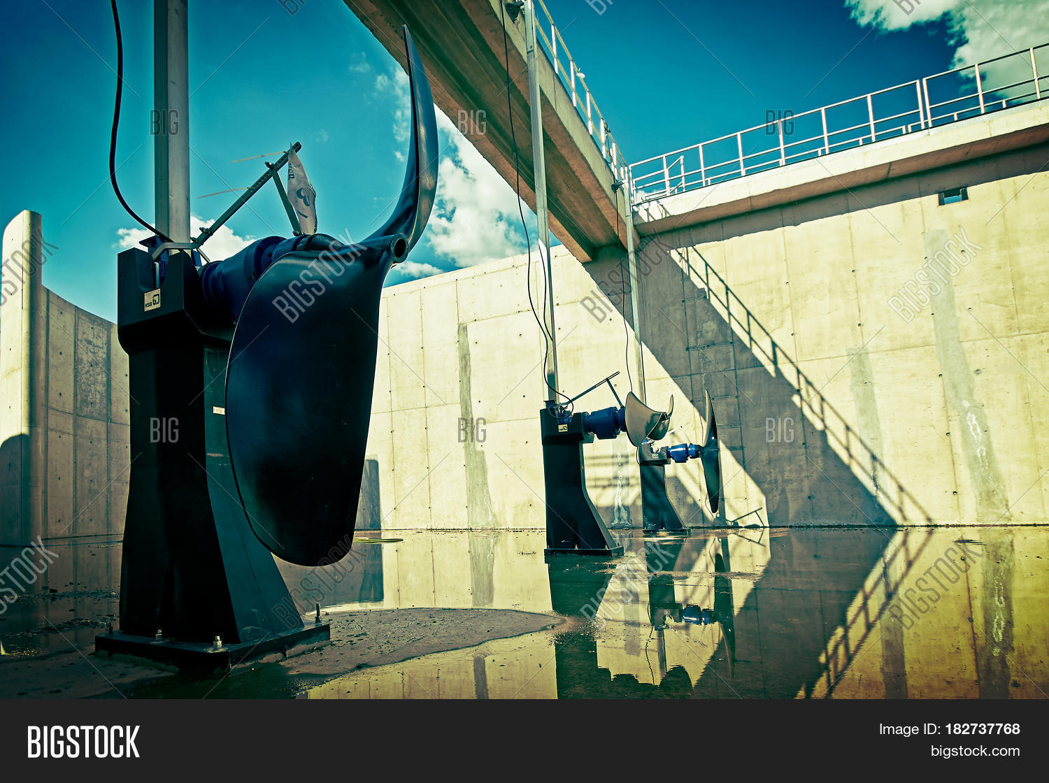 Aeration Tanks Sewage Image & Photo (Free Trial) | Bigstock