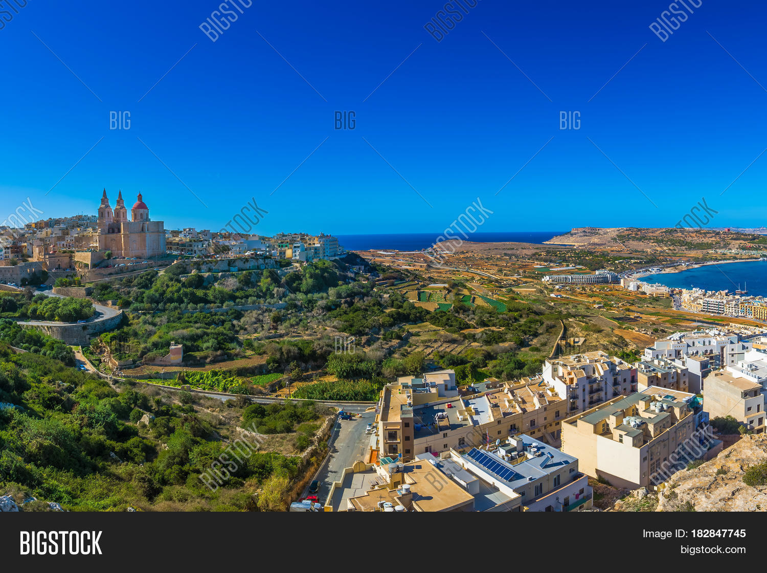 Il-Mellieha Malta - Image & Photo (Free Trial) | Bigstock