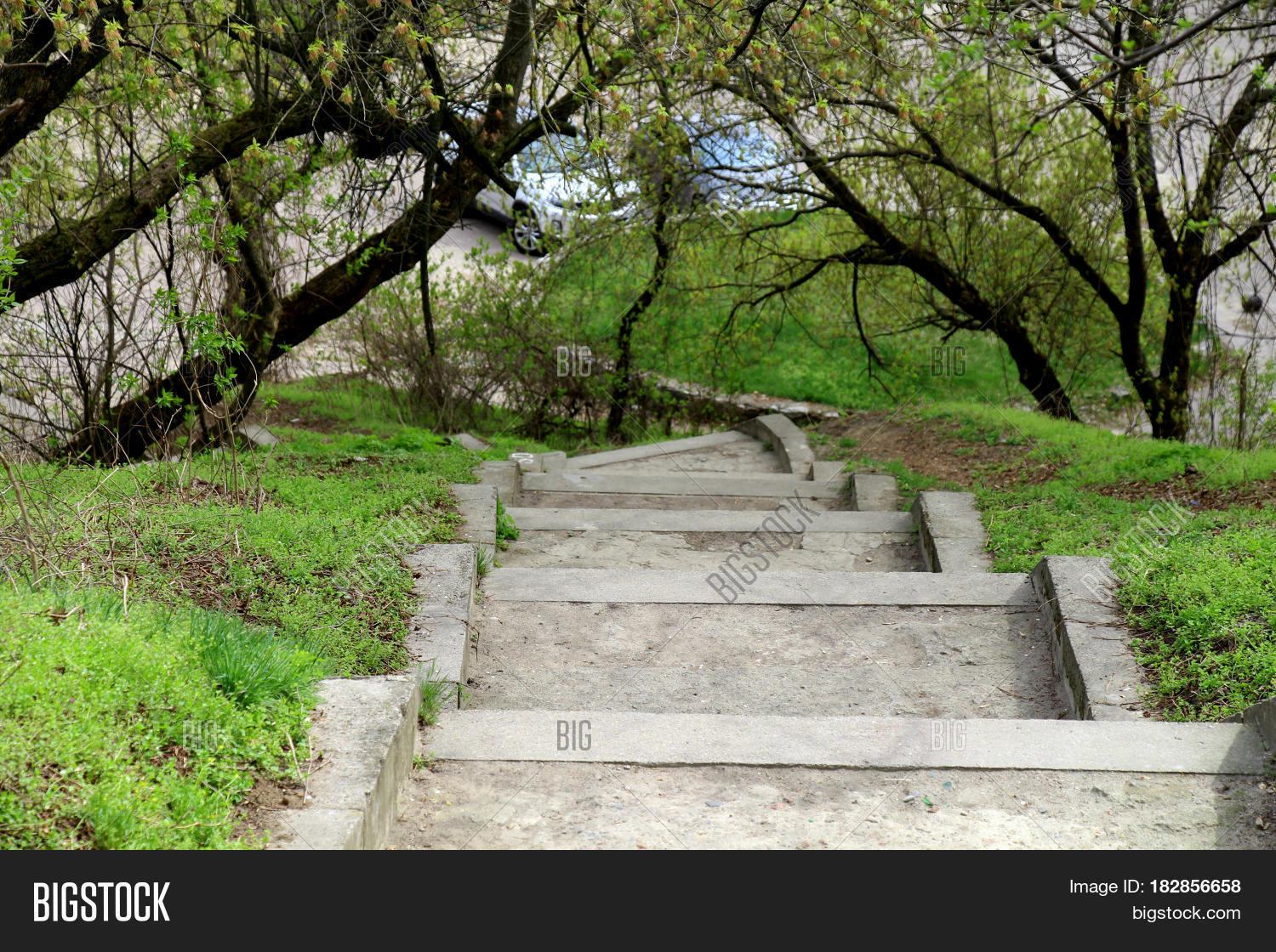 Steps Down. Original Image & Photo (Free Trial) | Bigstock