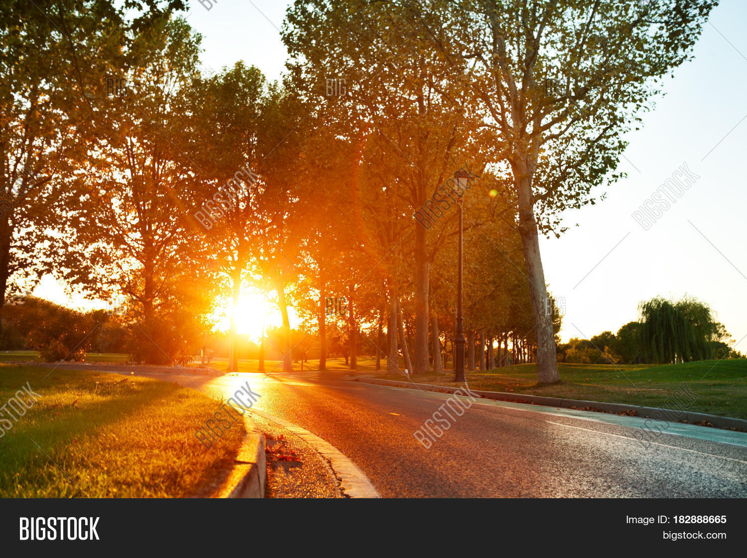 Beautiful Scenery Road Image & Photo (Free Trial) | Bigstock