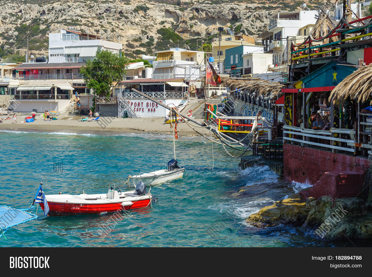 MATALA, GREECE - JUNE Image & Photo (Free Trial) | Bigstock