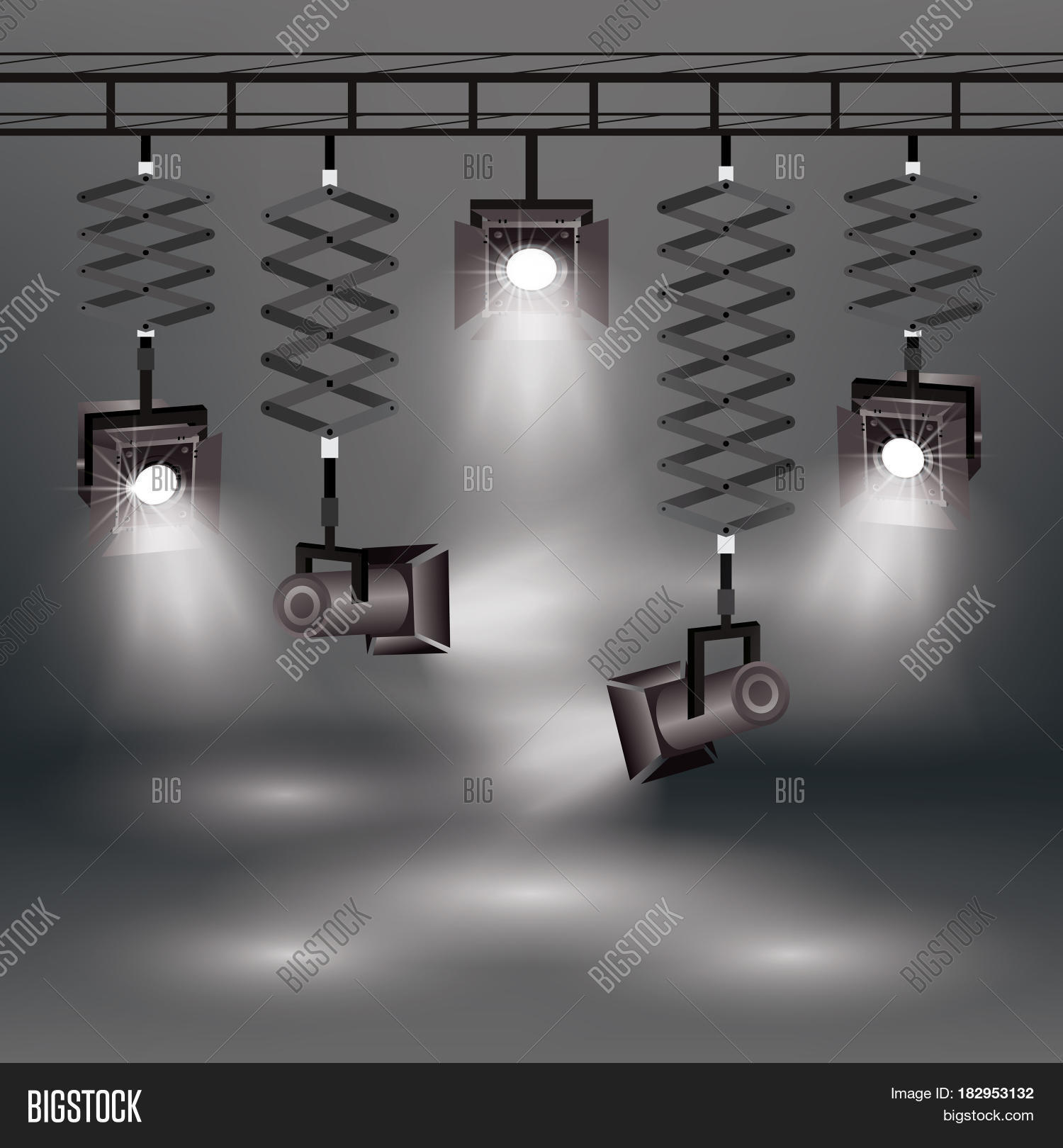 Realistic Spotlights Image & Photo (Free Trial) | Bigstock