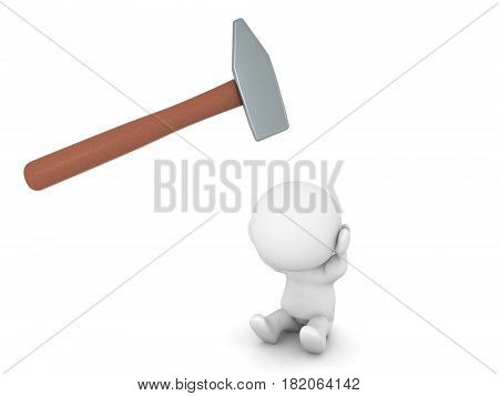 3D Character Being Hit Image & Photo (Free Trial) | Bigstock