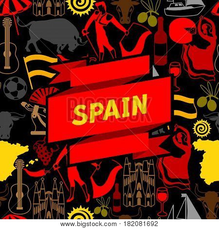 Spain Background Vector & Photo (Free Trial) | Bigstock
