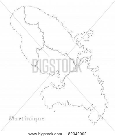 Martinique Outline Image & Photo (Free Trial) | Bigstock