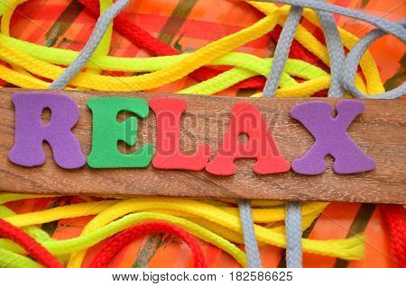WORD RELAX ON ABSTRACT Image & Photo (Free Trial) | Bigstock