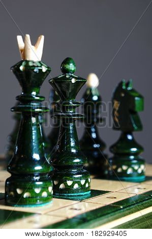 Green Chess Pieces On Image & Photo (Free Trial) | Bigstock