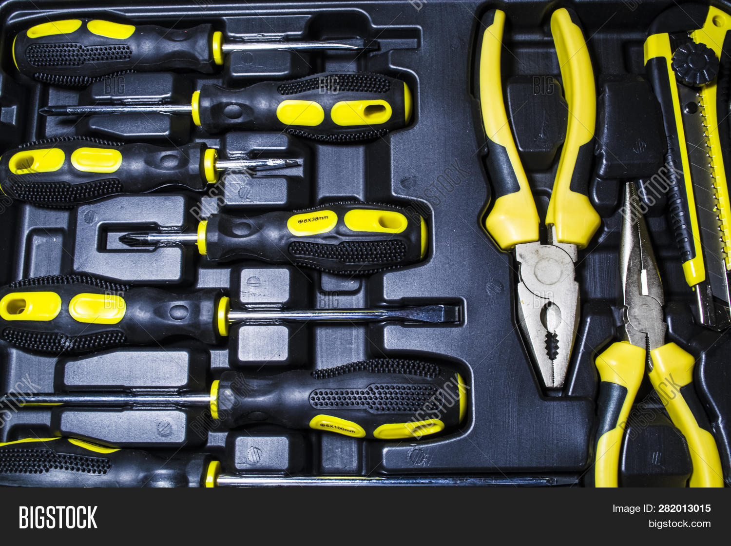 Big Tool Kit Black Image & Photo (Free Trial) | Bigstock