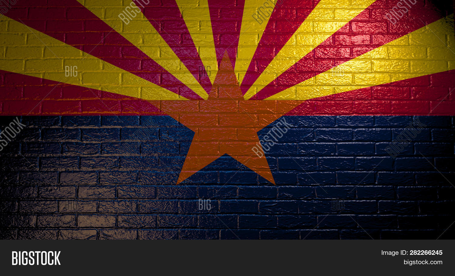 Arizona Flag Painted Image & Photo (Free Trial) | Bigstock
