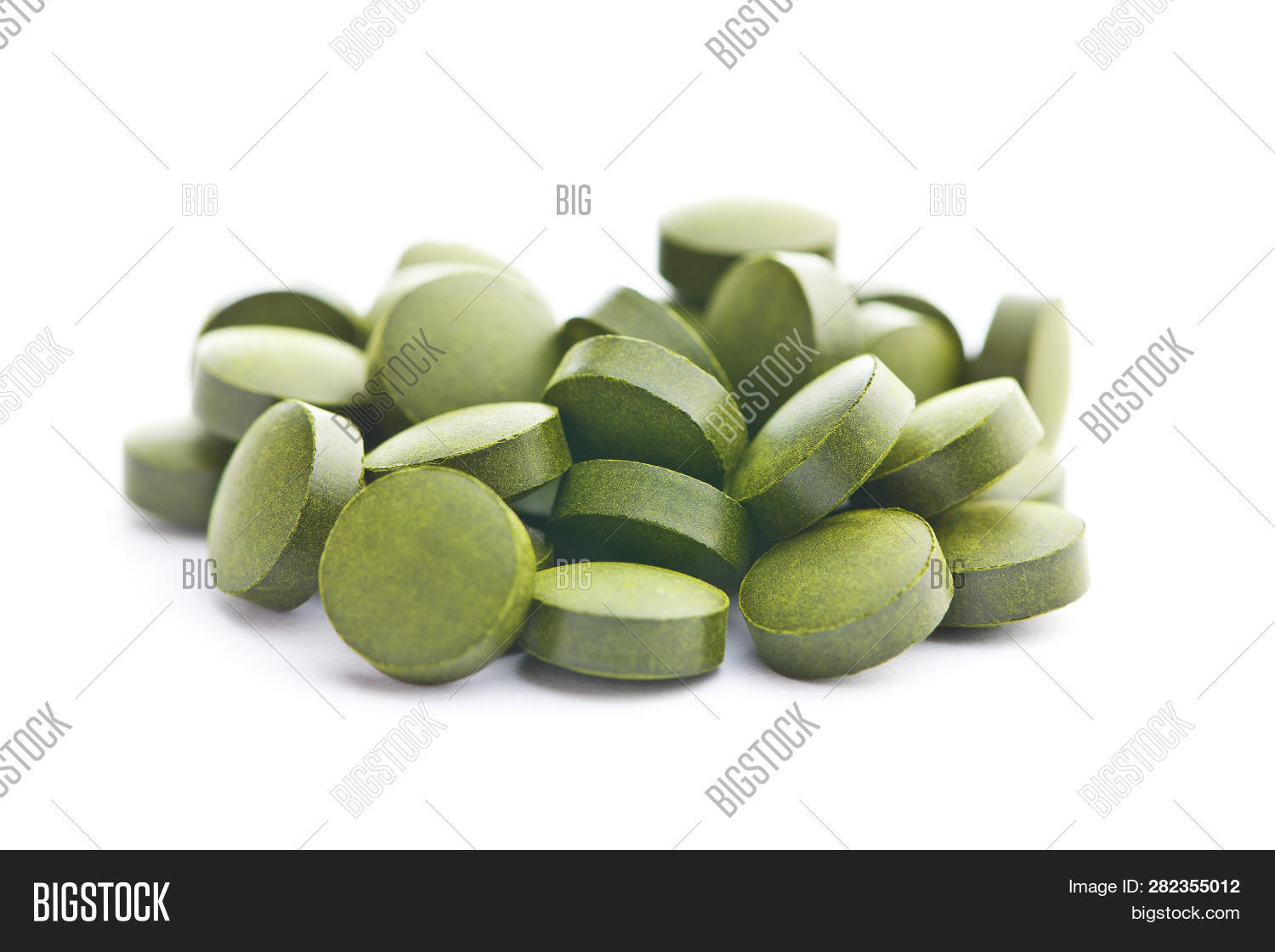 Green Chlorella Pills Image & Photo (Free Trial) | Bigstock