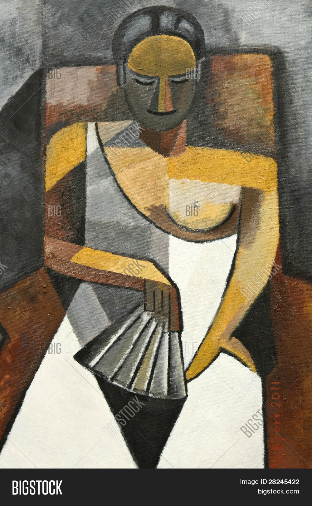 Cubism Painting Woman Image & Photo (Free Trial) | Bigstock