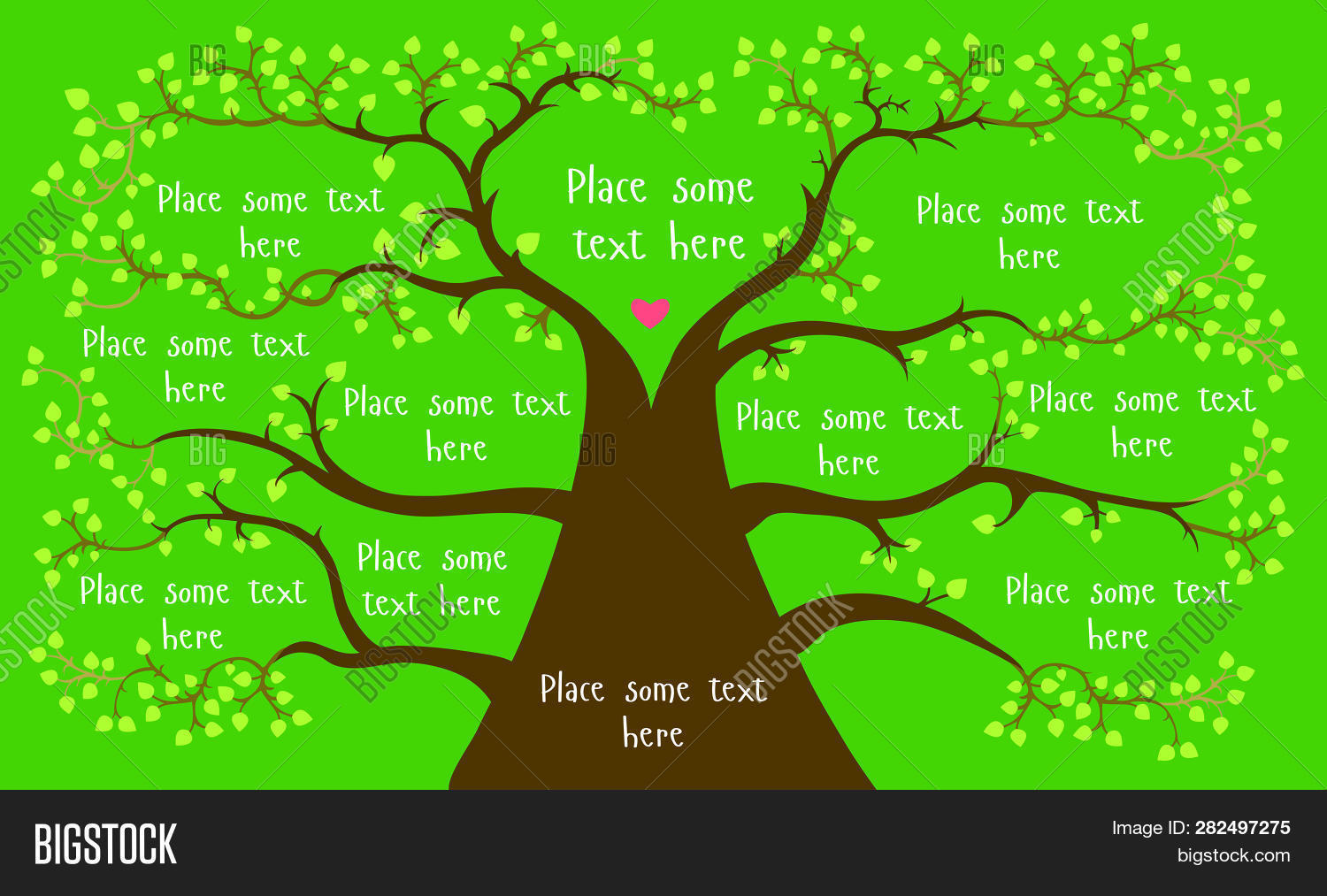 Genealogy Tree Place Vector & Photo (Free Trial) | Bigstock