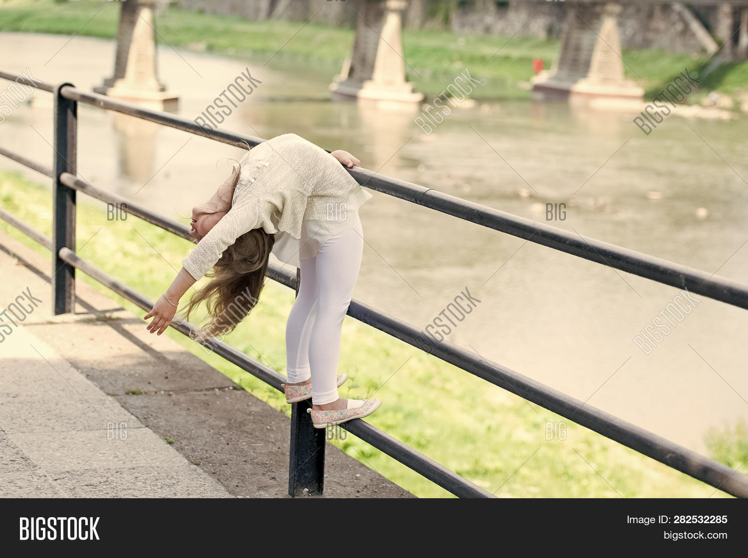 Kid Girl Bends Image & Photo (Free Trial) | Bigstock