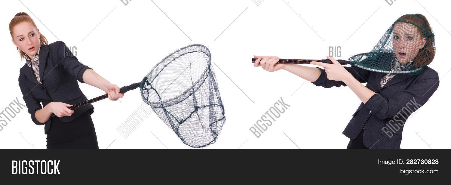 Woman Net Isolated On Image & Photo (Free Trial) | Bigstock