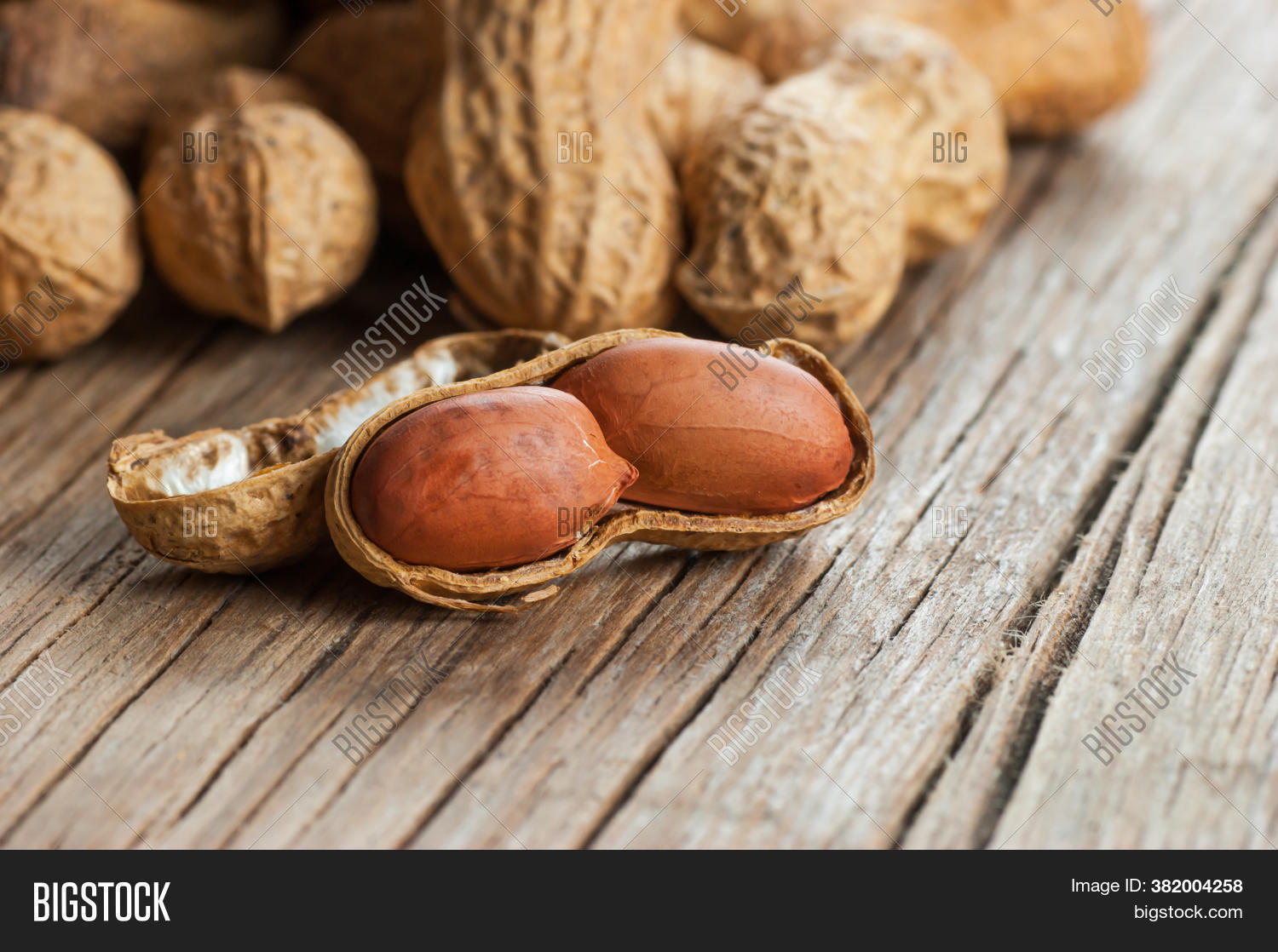 Peanut Nutshell On Image & Photo (Free Trial) | Bigstock
