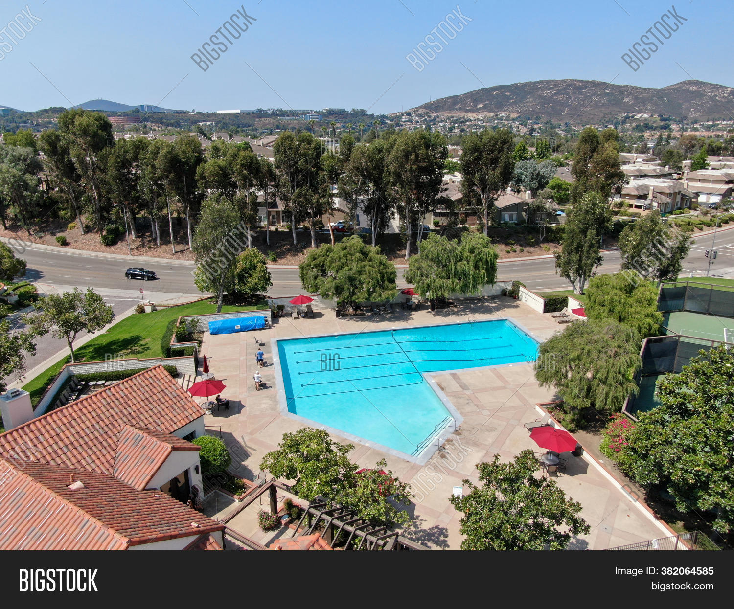 Aerial View Swimming Image & Photo (Free Trial) | Bigstock