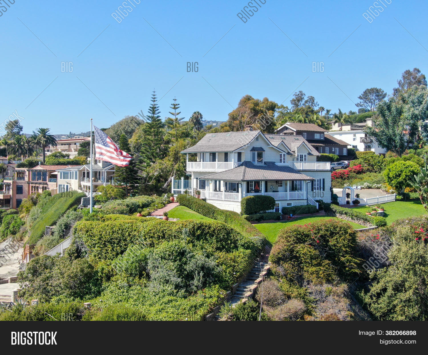 Aerial View Villa On Image & Photo (Free Trial) | Bigstock