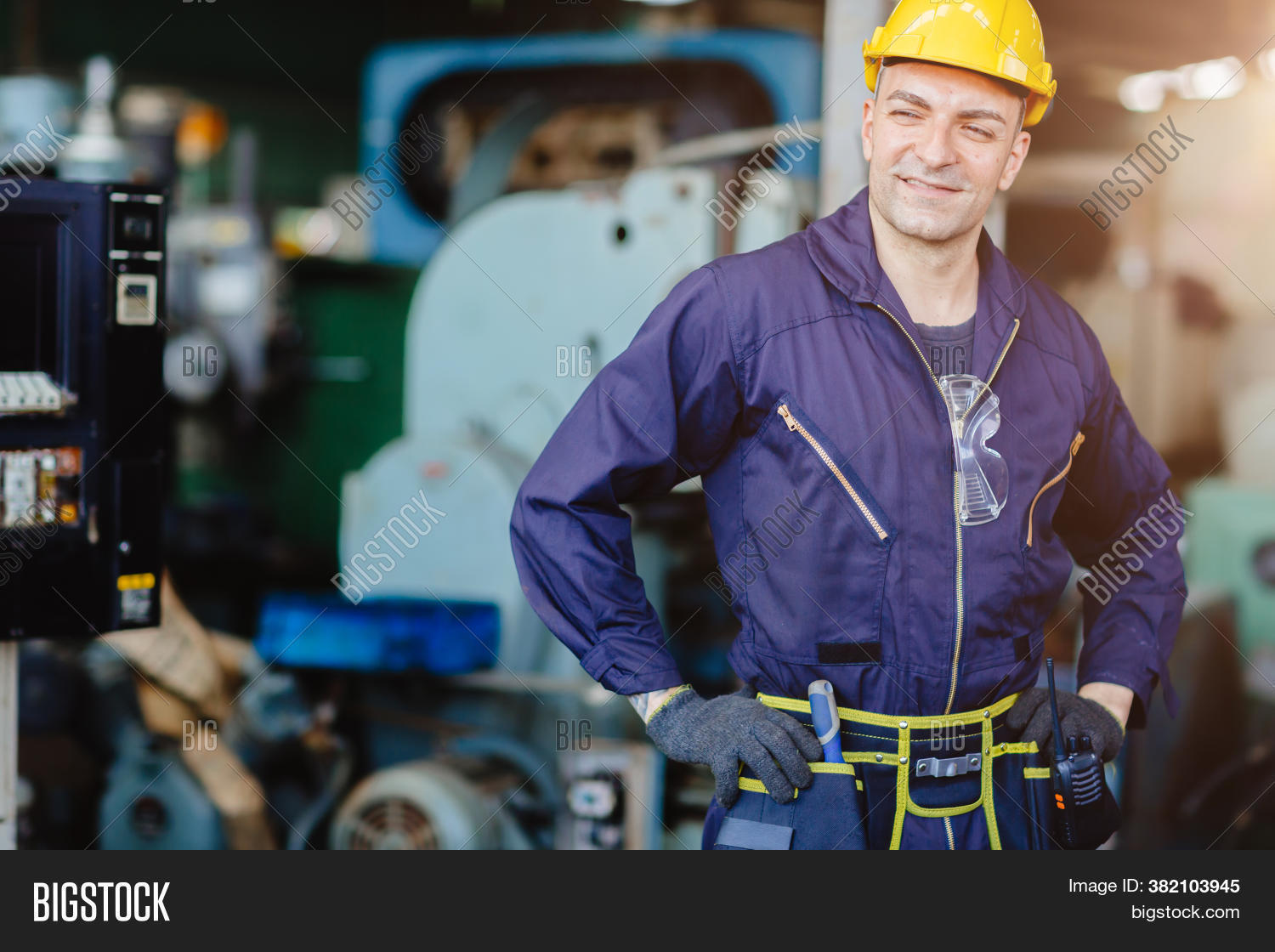 Happy Worker.engineer Image & Photo (Free Trial) | Bigstock