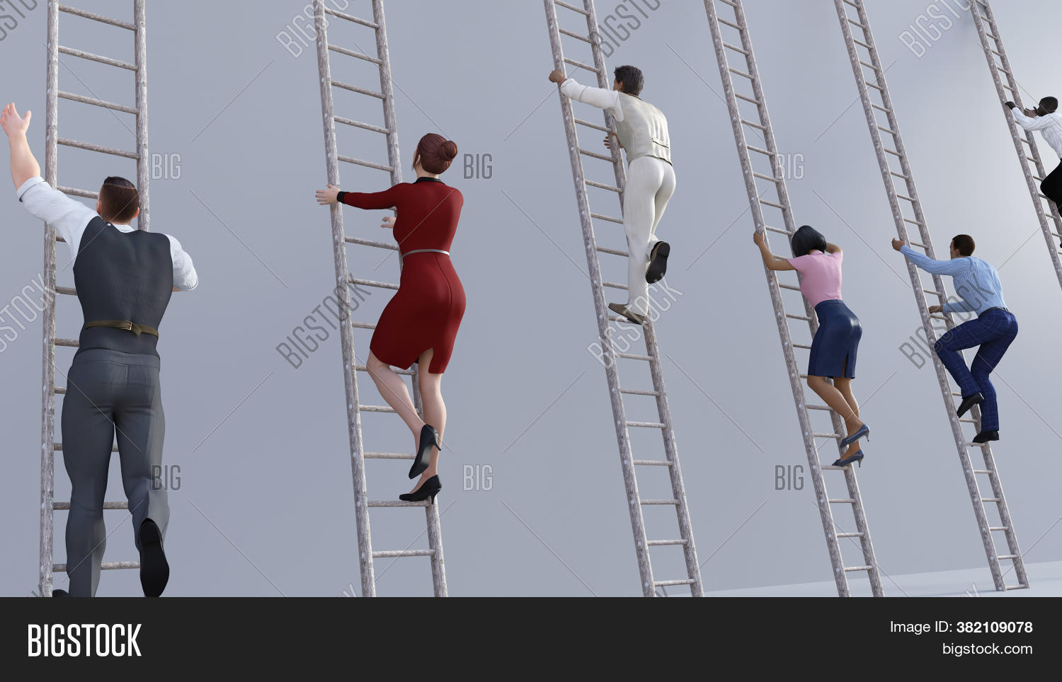 Ladder Success Image & Photo (Free Trial) | Bigstock