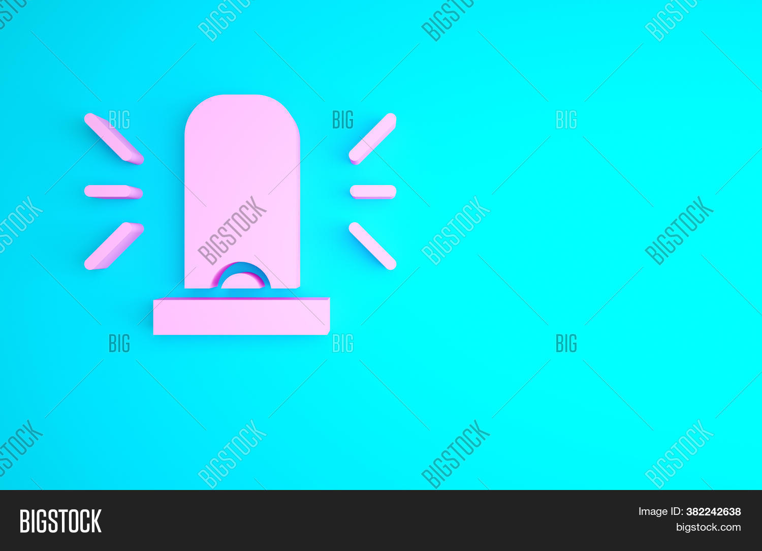 Pink Flasher Siren Image & Photo (Free Trial) | Bigstock