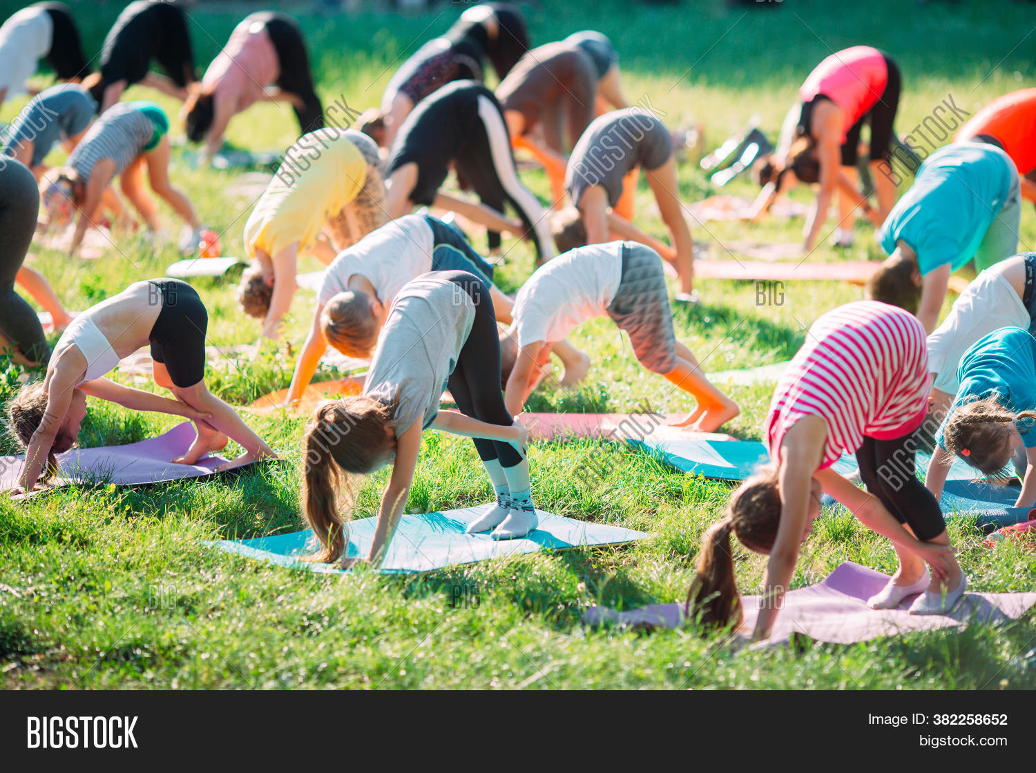 Yoga Classes Outside Image & Photo (Free Trial) | Bigstock