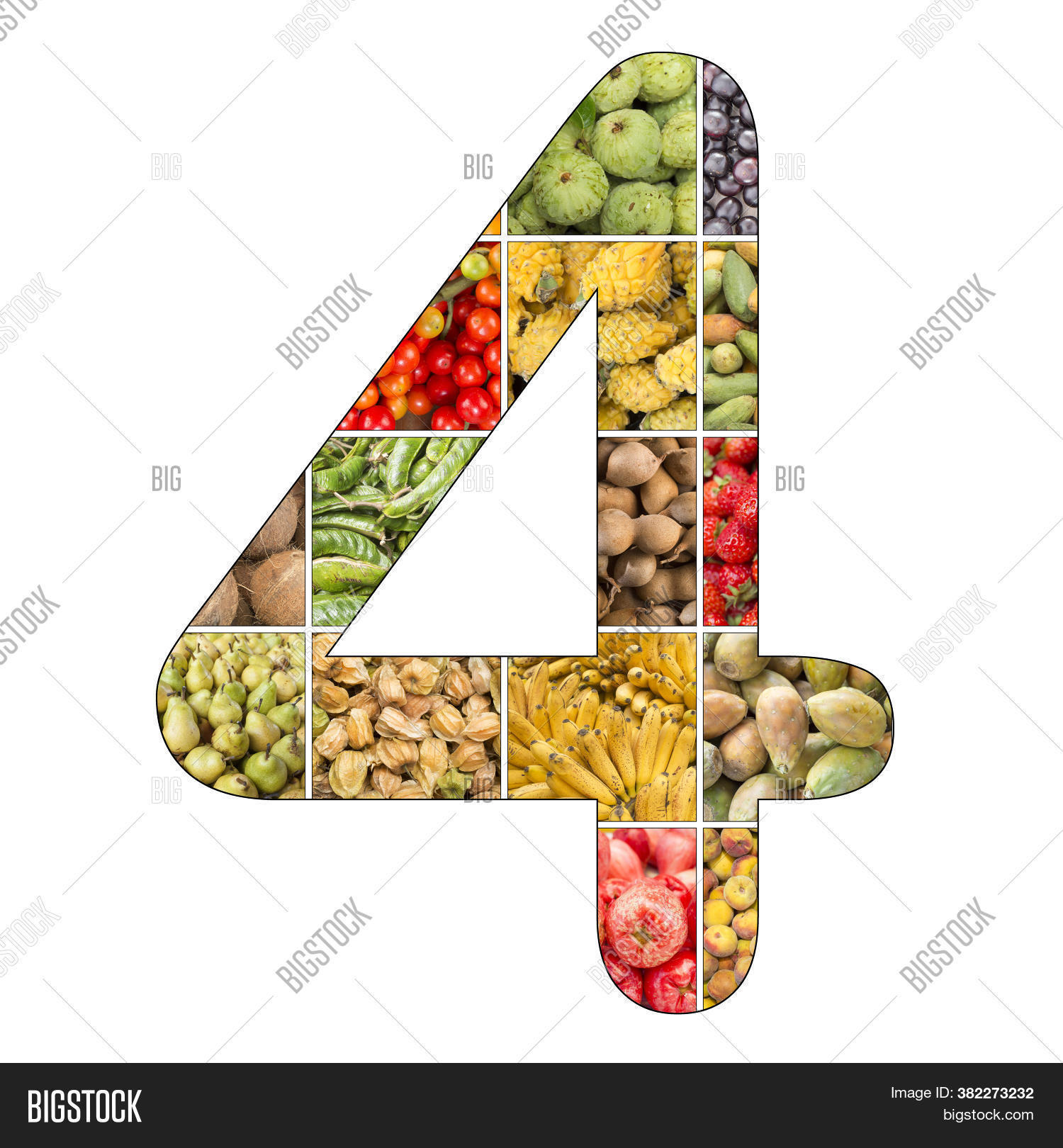 No. 4 (four) Fruit Image & Photo (Free Trial) | Bigstock