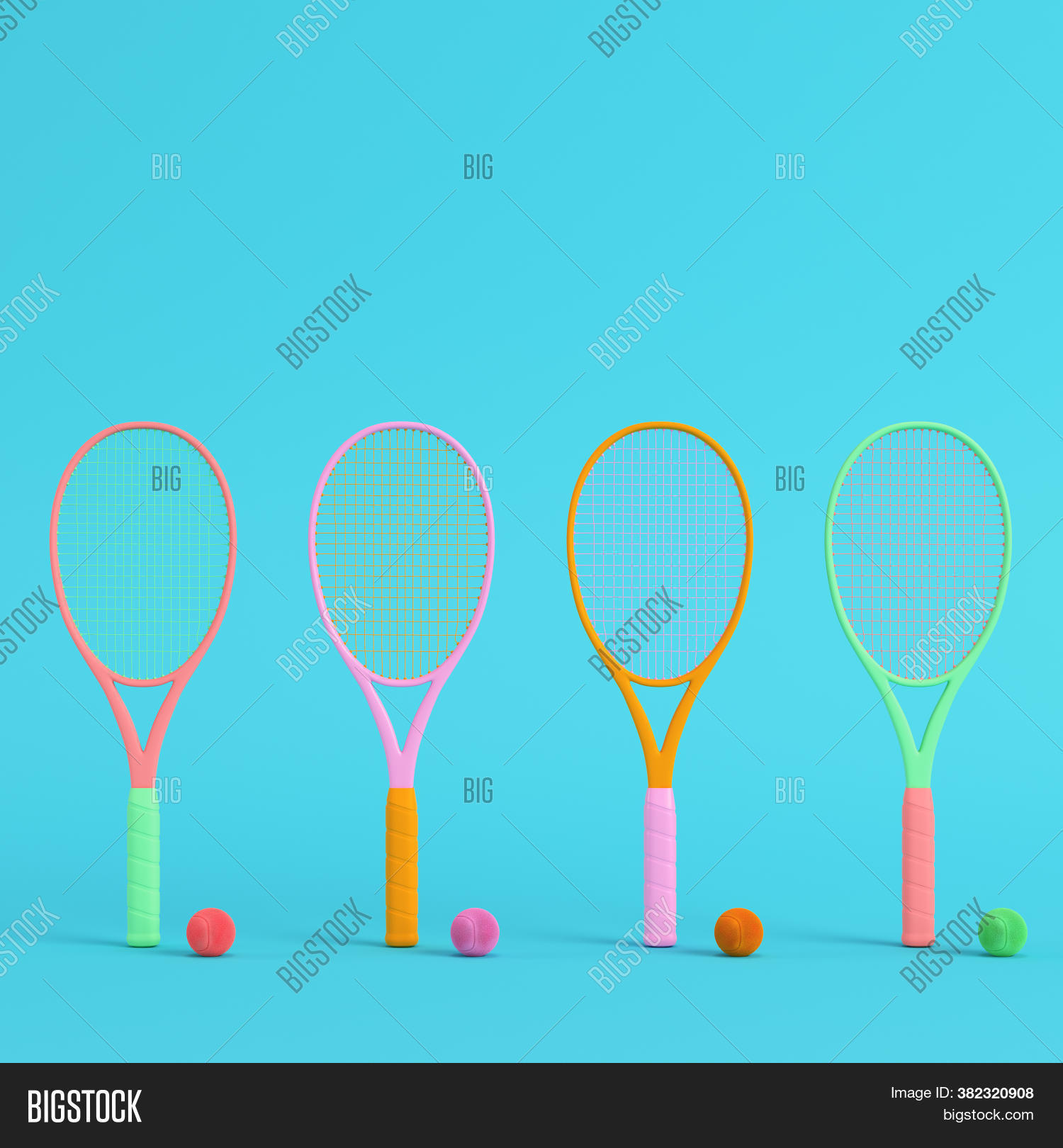 Colorful Tennis Image & Photo (Free Trial) | Bigstock