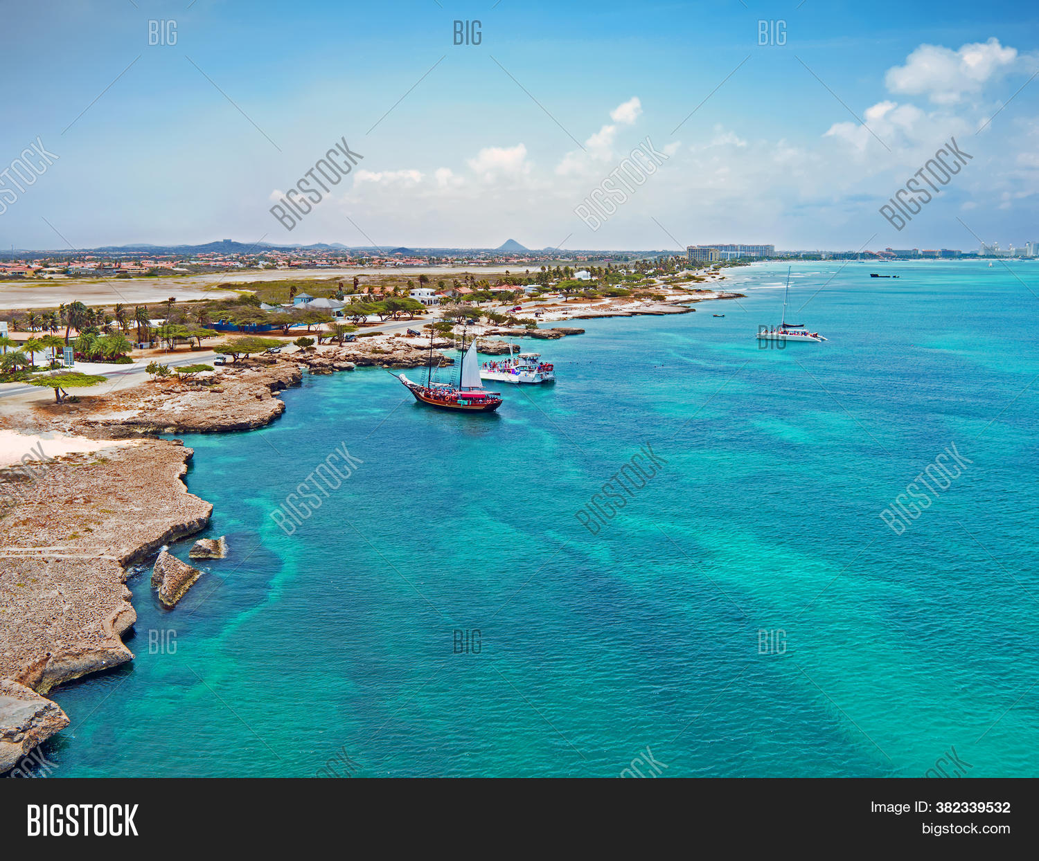Aerial Aruba Island Image & Photo (Free Trial) | Bigstock
