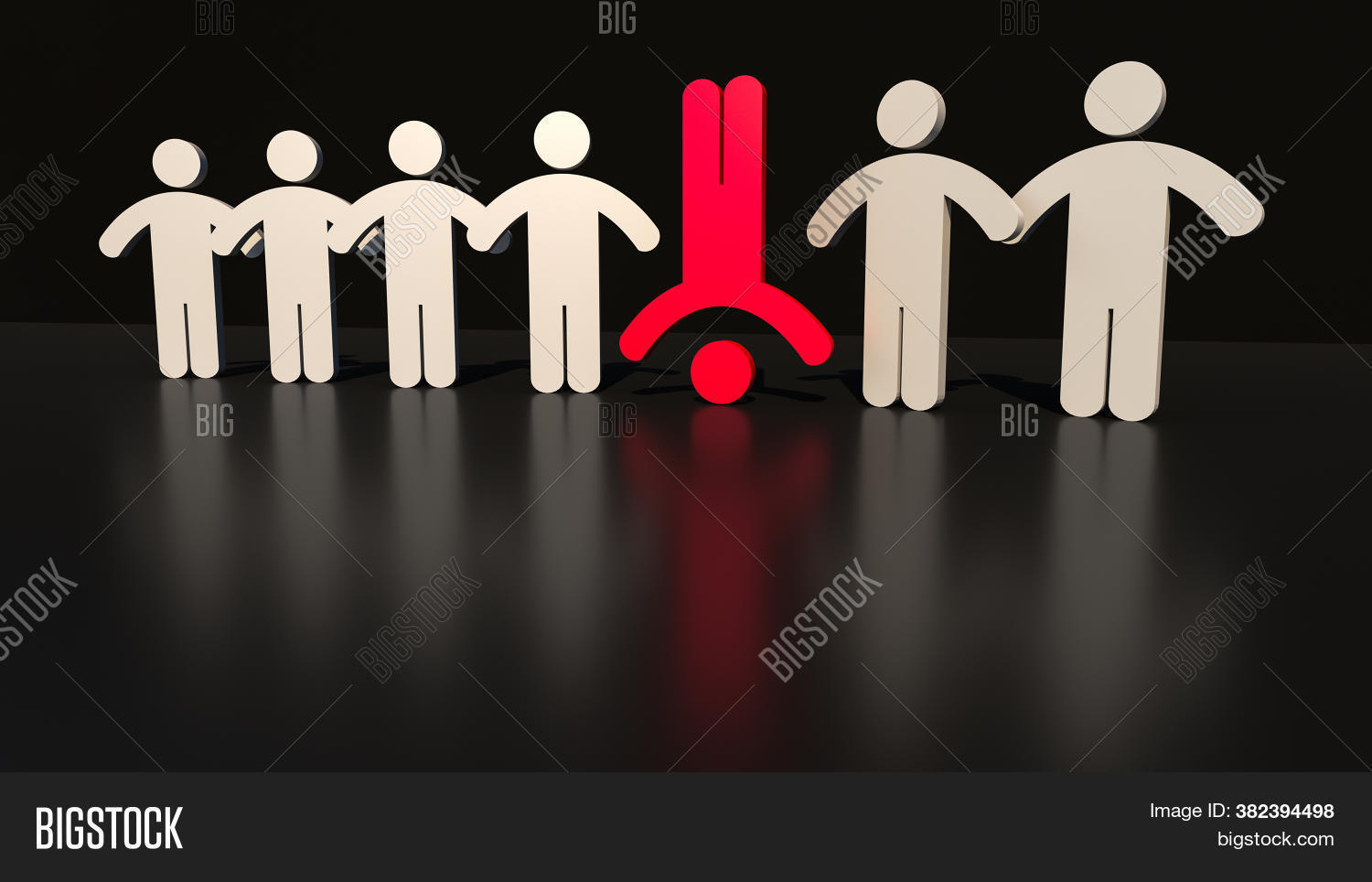 Red Man Standing On Image & Photo (Free Trial) | Bigstock