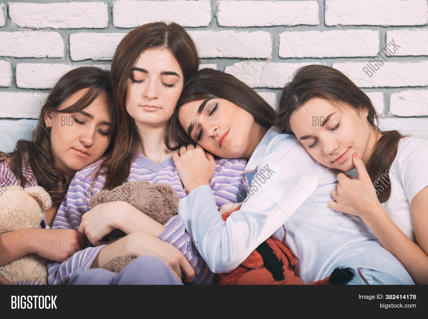 Sleeping Group Young Image & Photo (Free Trial) | Bigstock